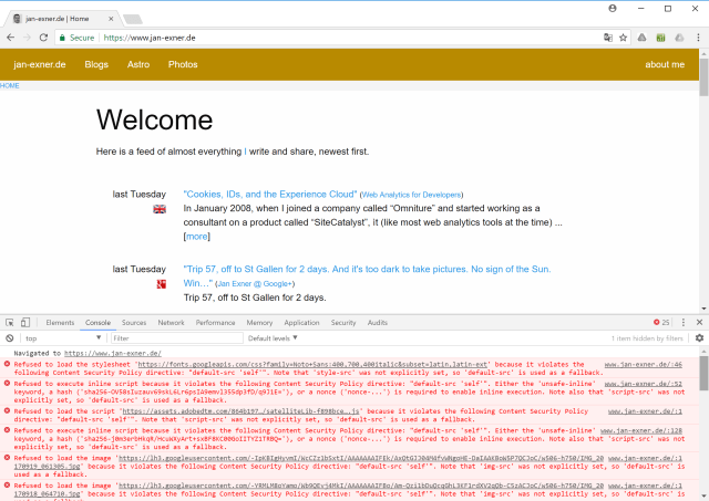 CSP and the Experience Cloud – Web Analytics for Developers