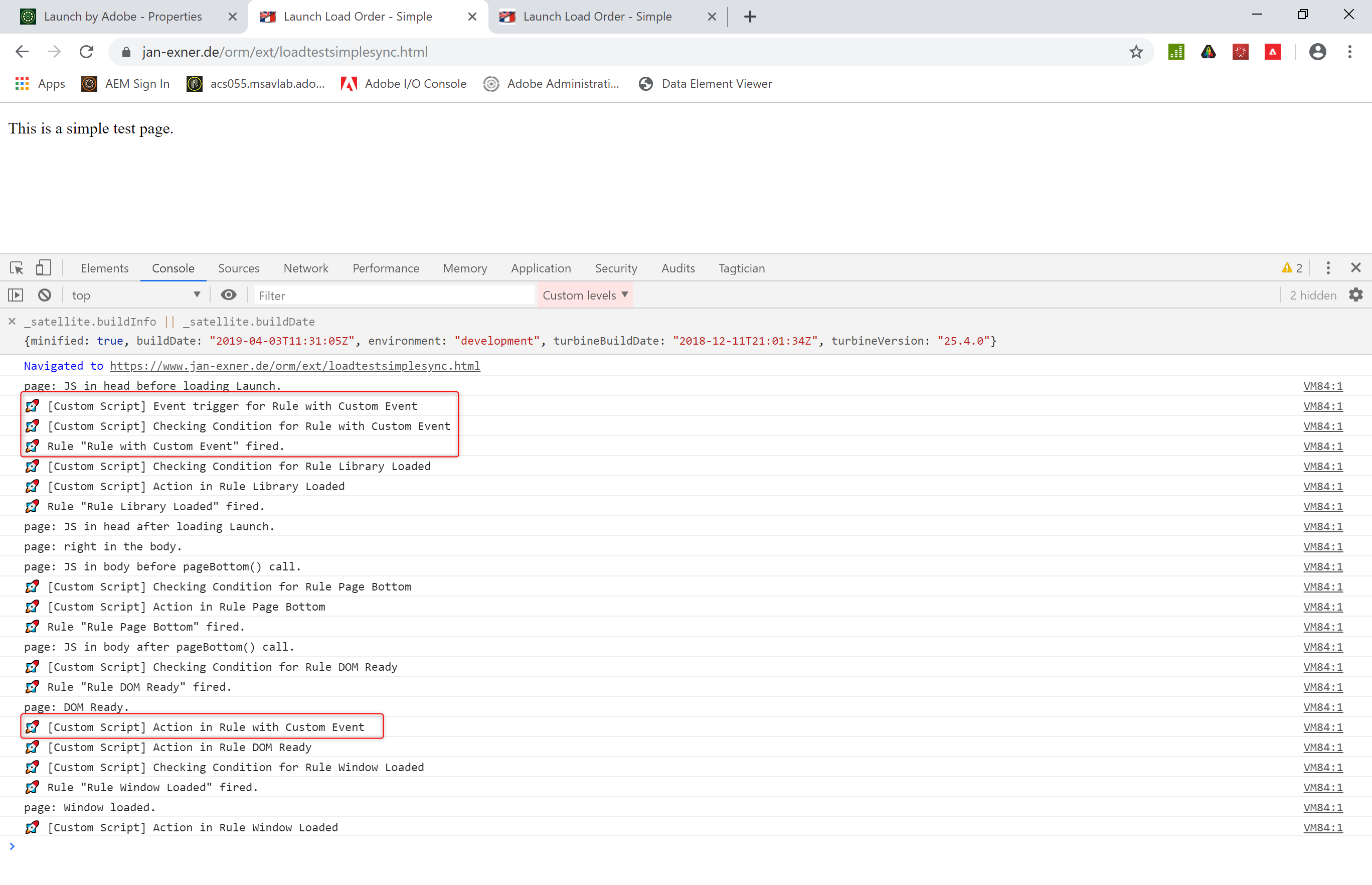 Reference – Launch Load Order – Web Analytics for Developers