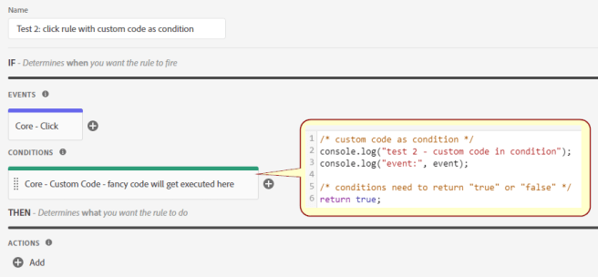 Custom Code Actions in Launch – Web Analytics for Developers